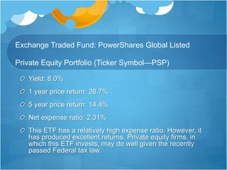 A Sampling of Investment Ideas #2 | PPT