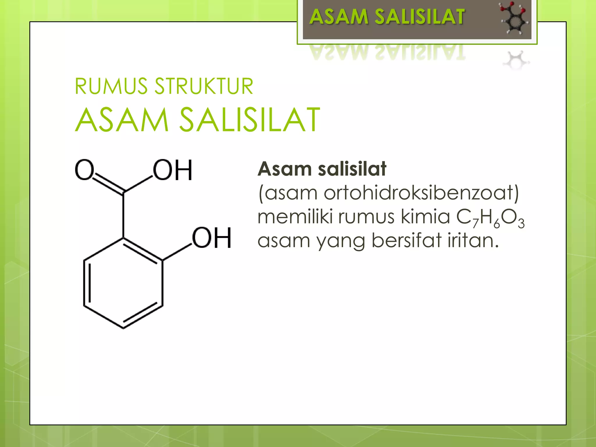 Asam salisilat | PPTX