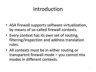 ASA Multiple Context Training | PPTX | Operating Systems | Computer Software and Applications