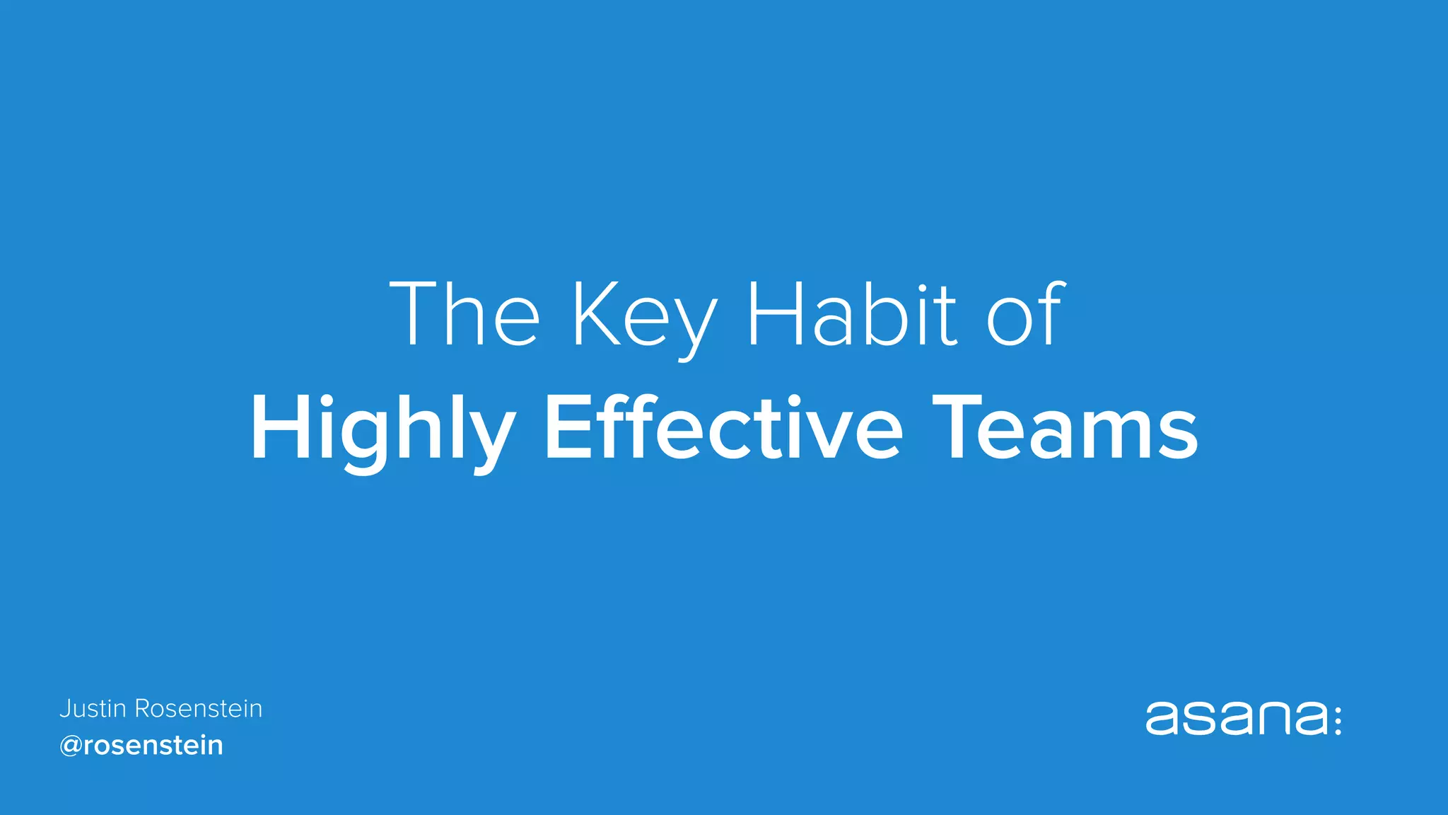 The Key Habit of Highly Effective Teams | PPT | Free Download
