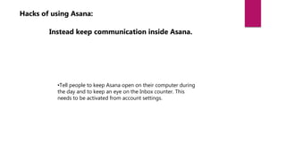 Kicking Off Asana | PPTX
