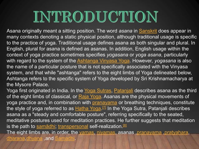 Asanas | PPTX