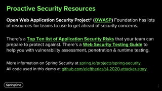 As an Attacker, I Want Your Data: Anticipating Security Threats | PPT