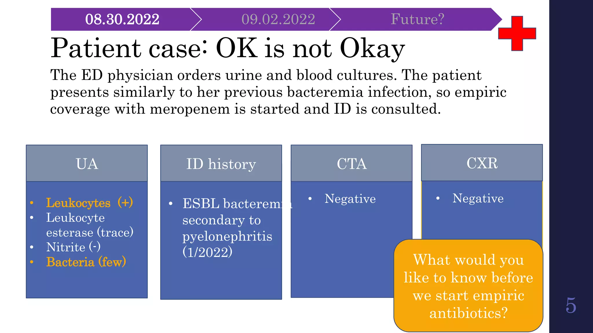 ASandler Patient Case Presentation_OK_ESBL bacteremia.pptx