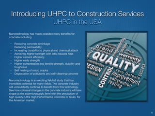 Asante uhpc concrete service | PDF