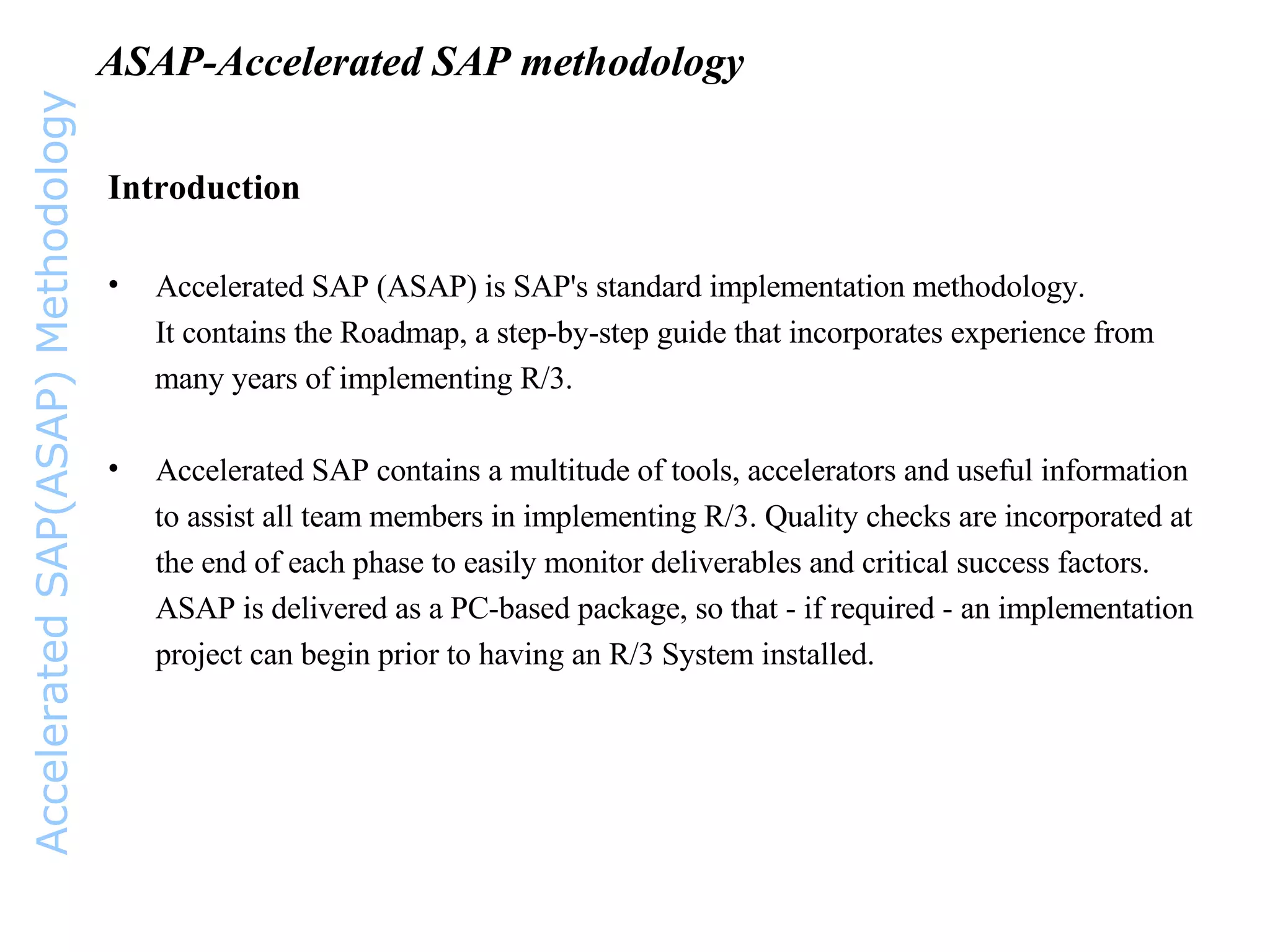 ASAP Methodology | PPT