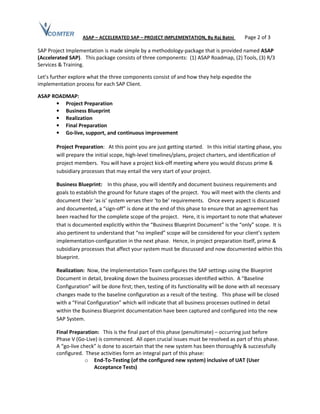 Asap methodoloy | PDF