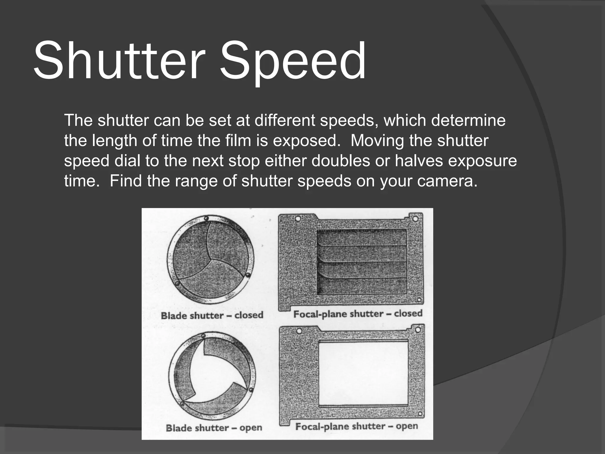Photography: As aperture shutter speed depth of field | PPT