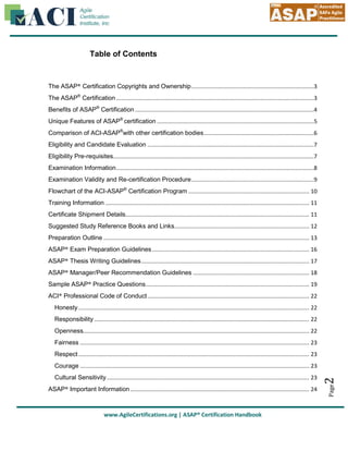 Accredited SAFe Agile Practitioner (ASAP®) Handbook | PDF