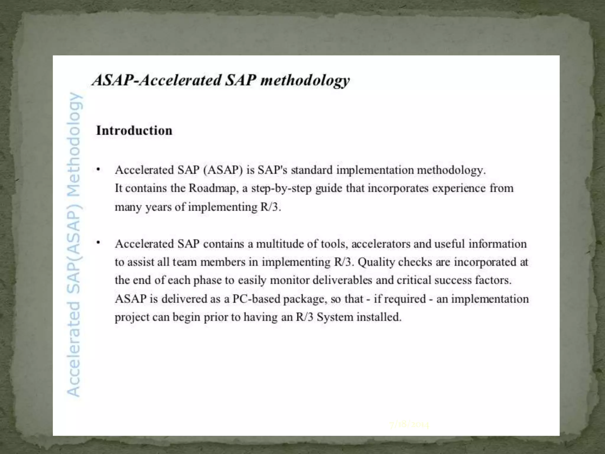 Asap methodology | PPTX