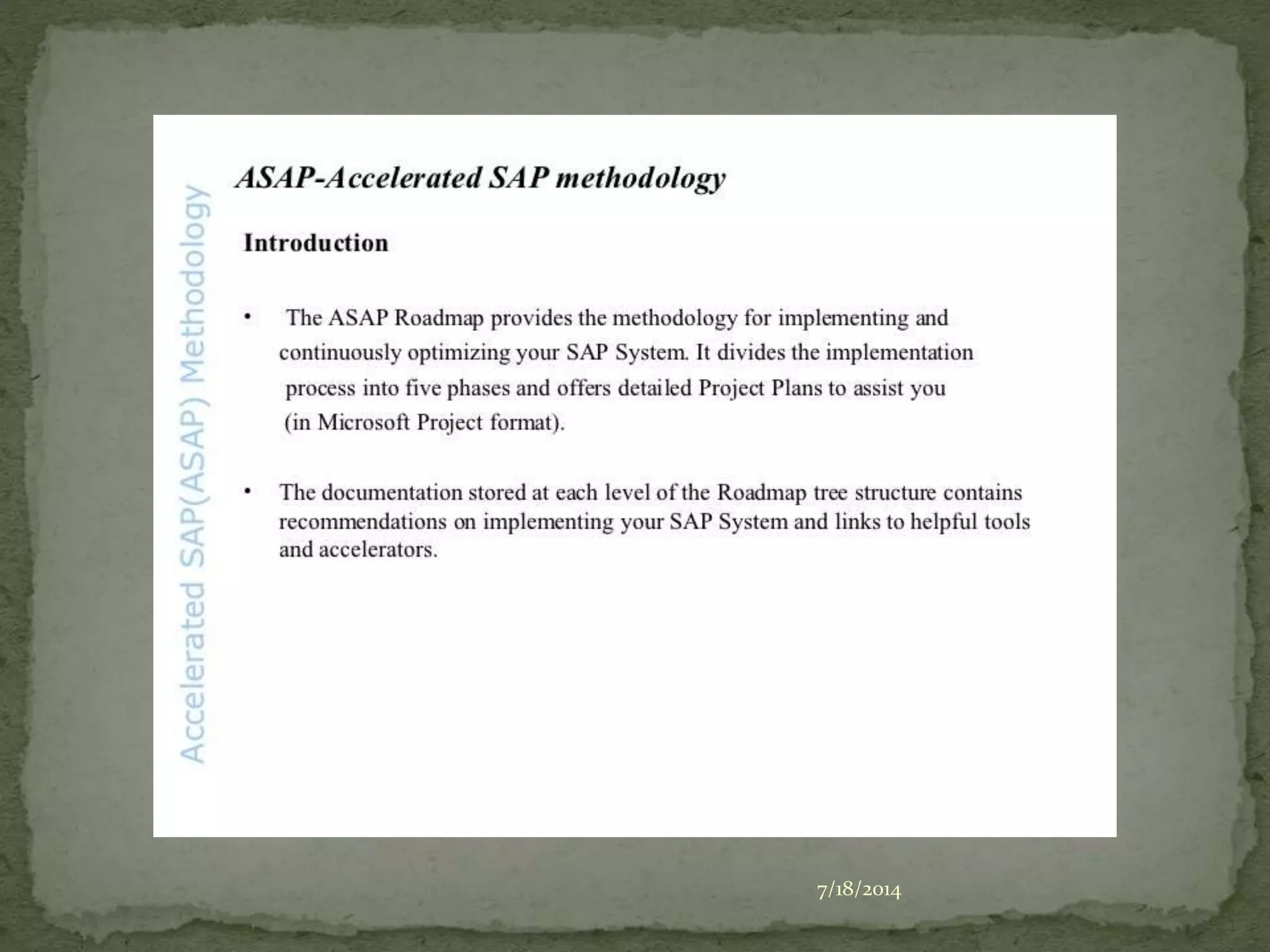 Asap methodology | PPTX