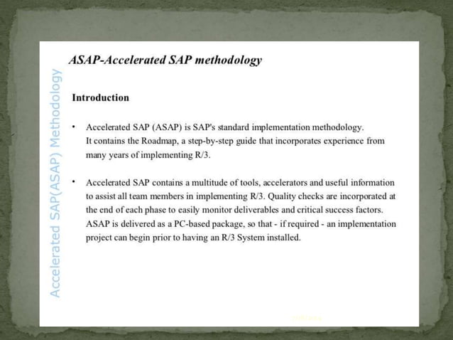 Asap methodology | PPTX