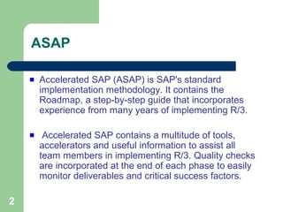 Asap methodology sap Anilkumar chowdary | PPT