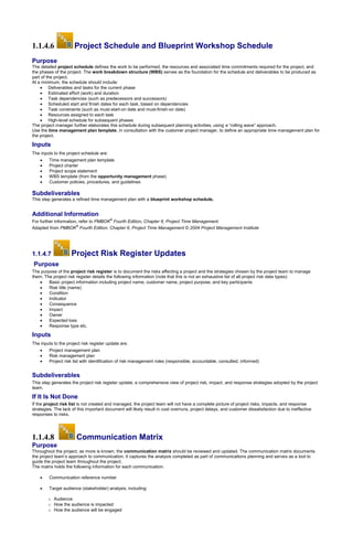 Asap methodology 1st phase- project preparation | PDF