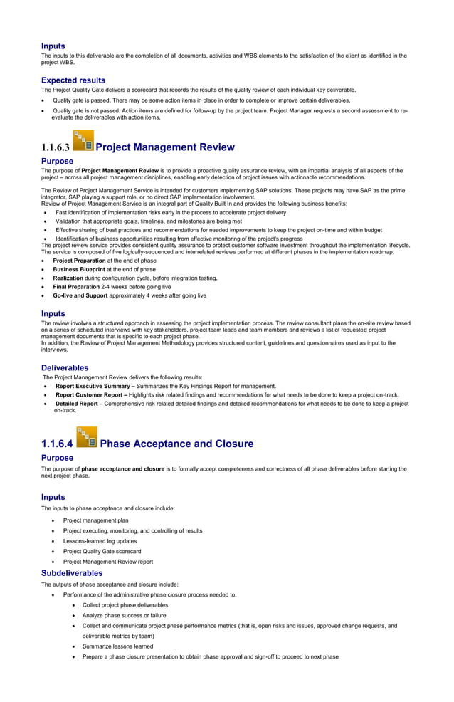 Asap methodology 1st phase- project preparation | PDF