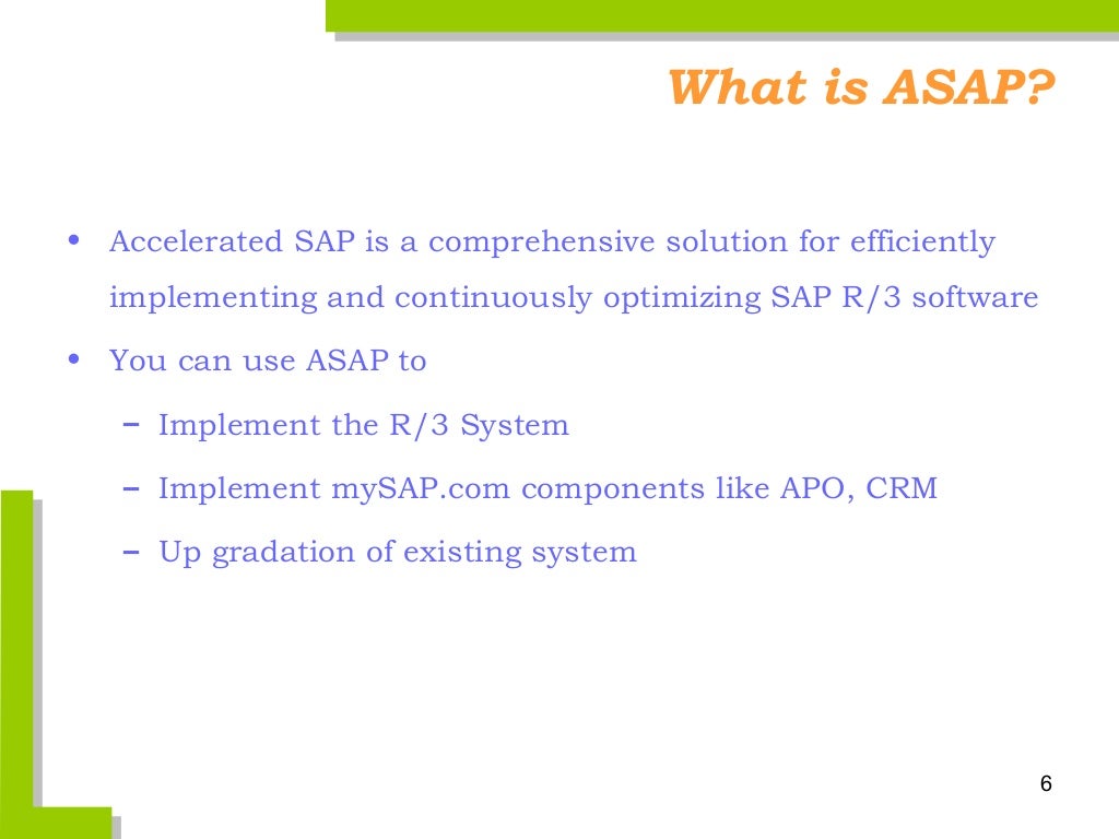 Asap overview