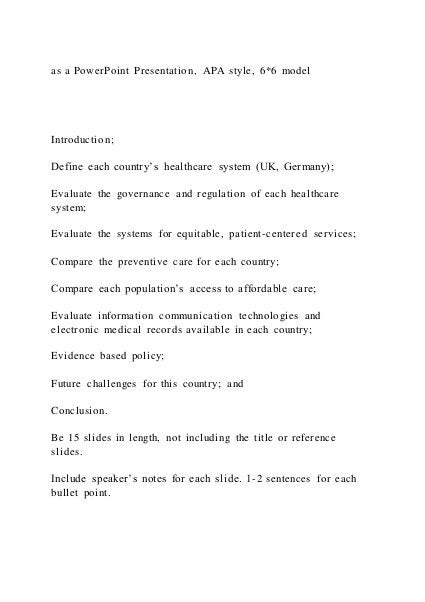 as a PowerPoint Presentation, APA style, 66 model Introdu | DOCX