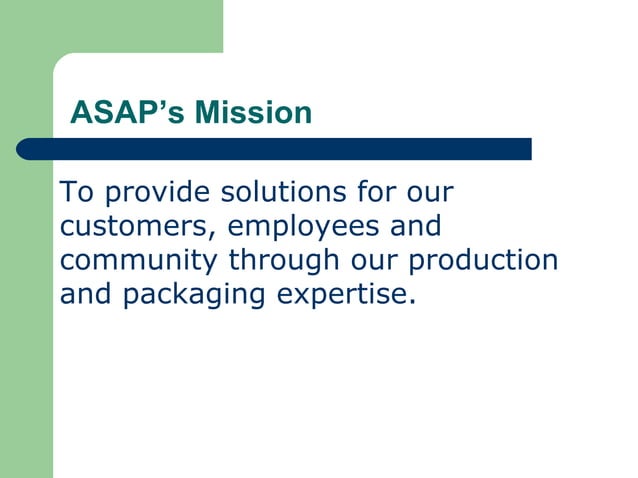 Asap Presentation | PPT