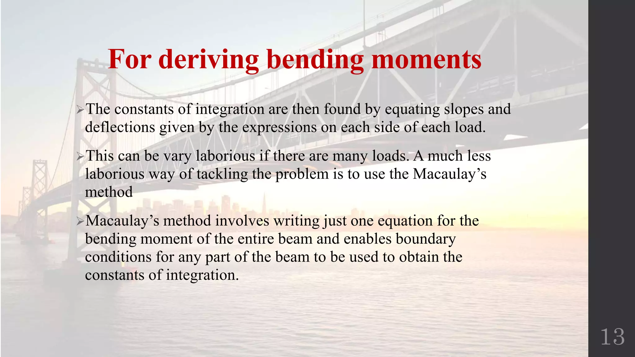 Macaulay's Method | PPTX