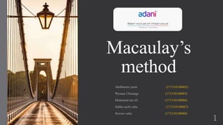 Macaulay's Method | PPTX
