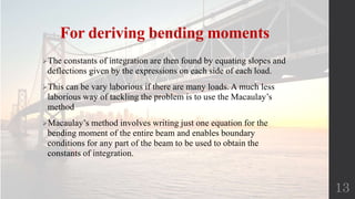 Macaulay's Method | PPTX