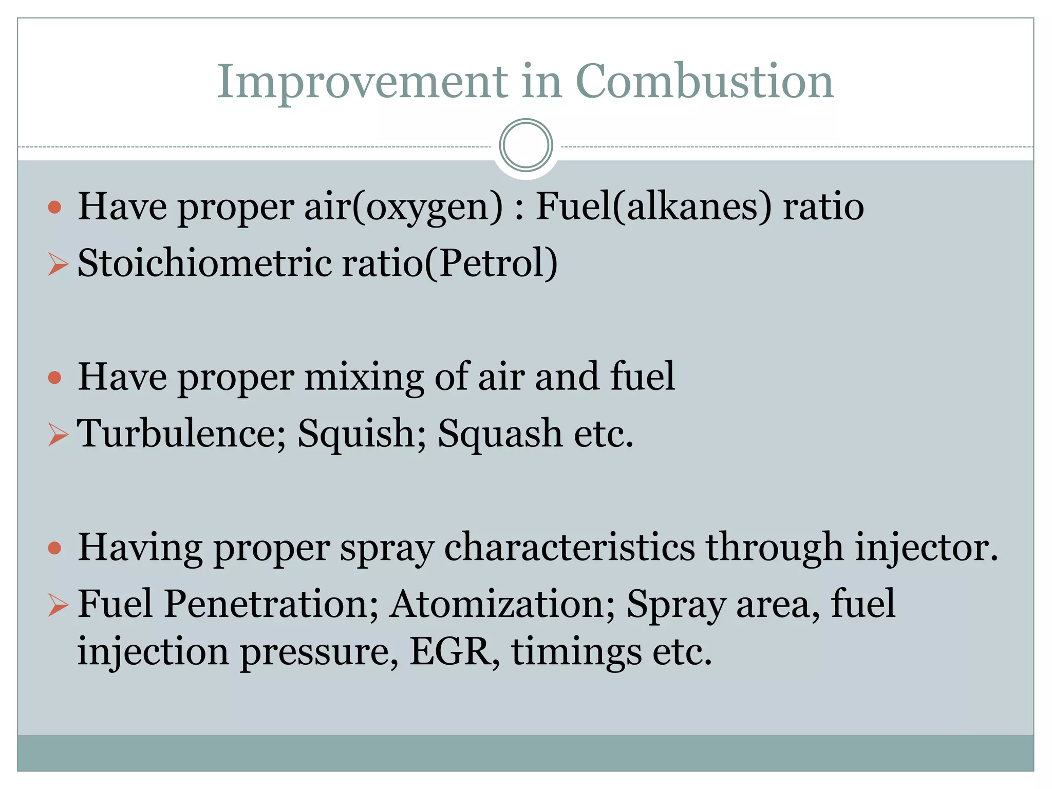 Combustion in engines | PPTX