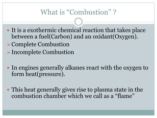 Combustion in engines | PPT