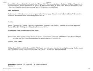 ASA Format by Purdue Owl | PDF