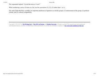 ASA Format by Purdue Owl | PDF