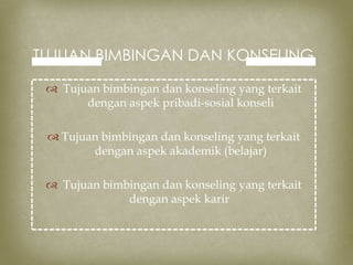 Ppt Tujuan dan Asas-asas BK | PPTX