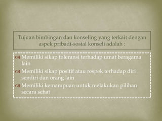 Ppt Tujuan dan Asas-asas BK | PPTX