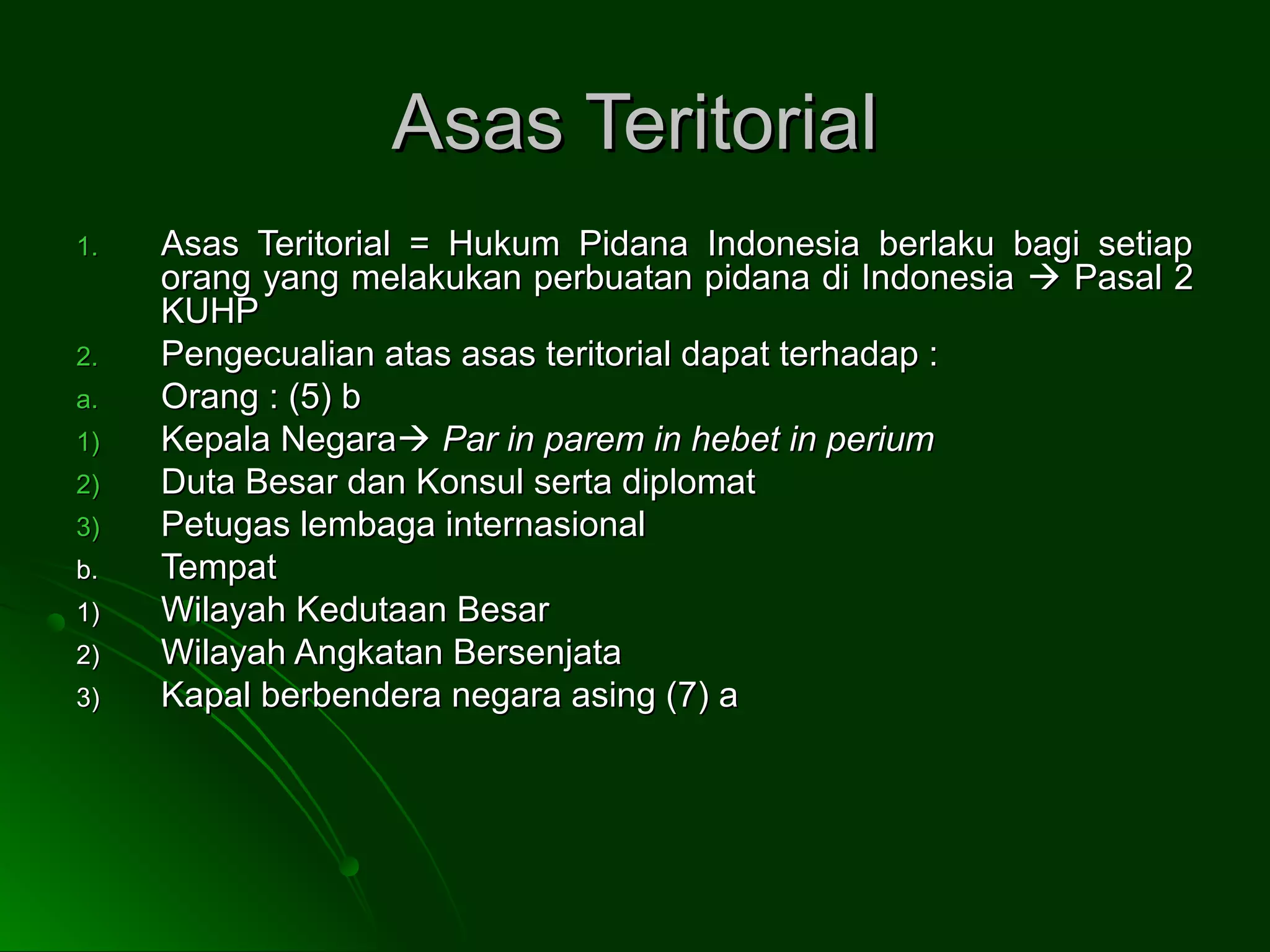 Asas Asas Hukum Pidana | PPT