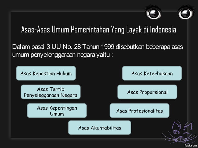 Asas - Asas Pemerintahan Yang Layak | PPT