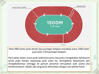 Asas acara balapan : LARIAN JARAK SEDERHANA | PPT