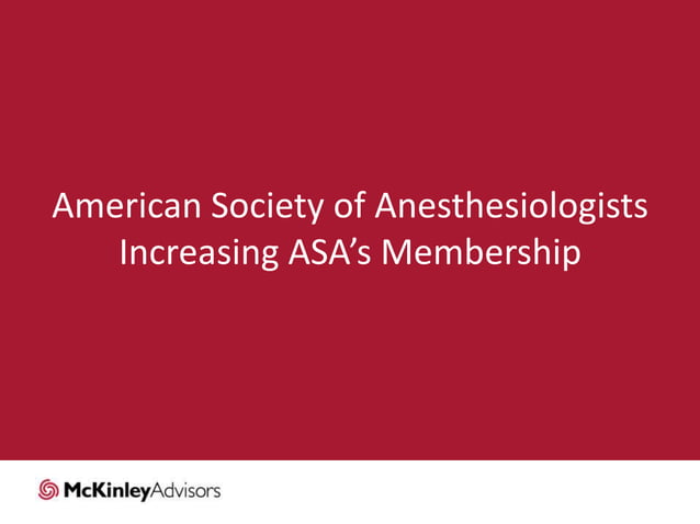 ASA Membership Marketing | PPT