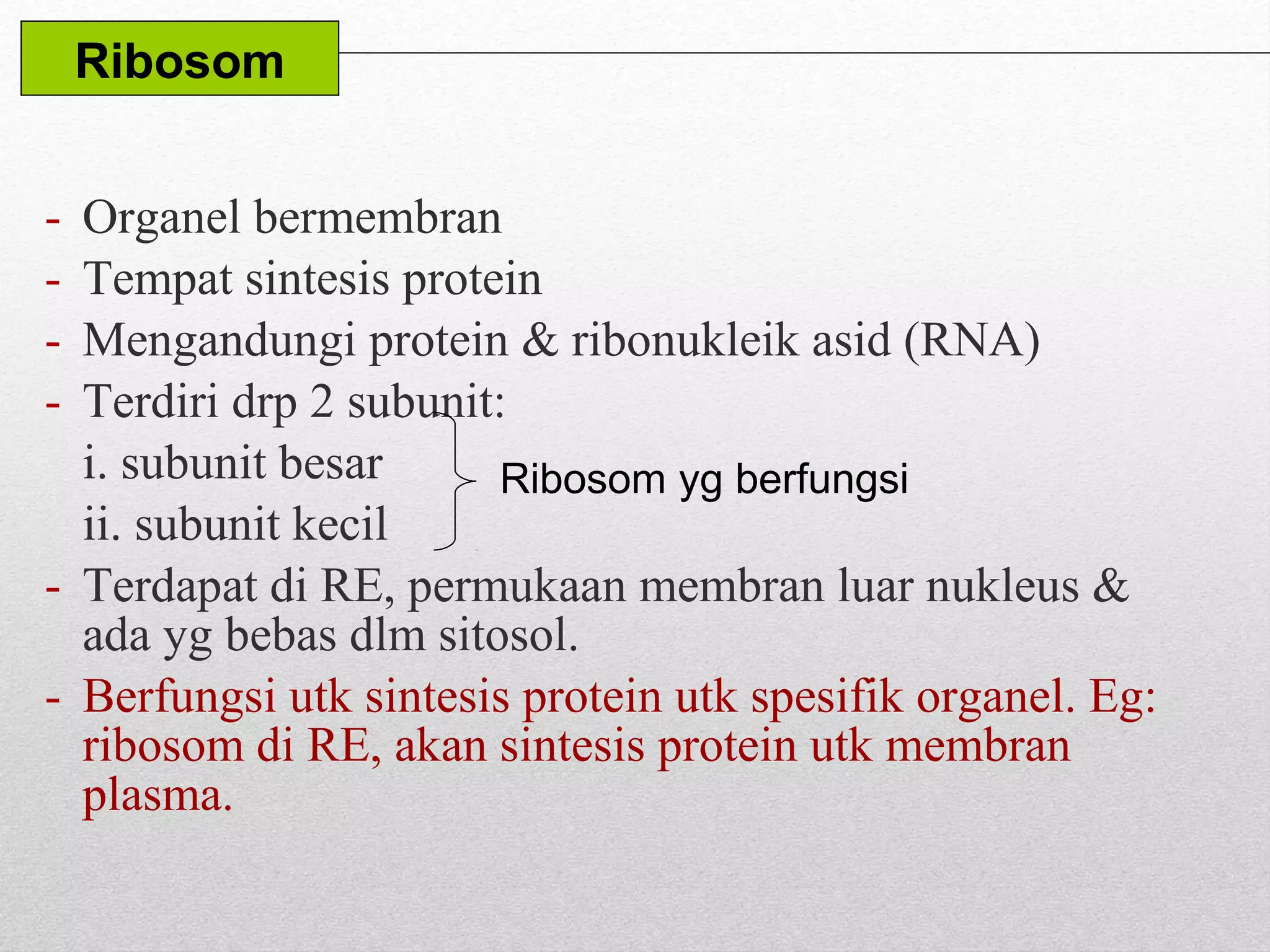 ASAS ANATOMI & FISIOLOGI - Peringkat Sel | PPT