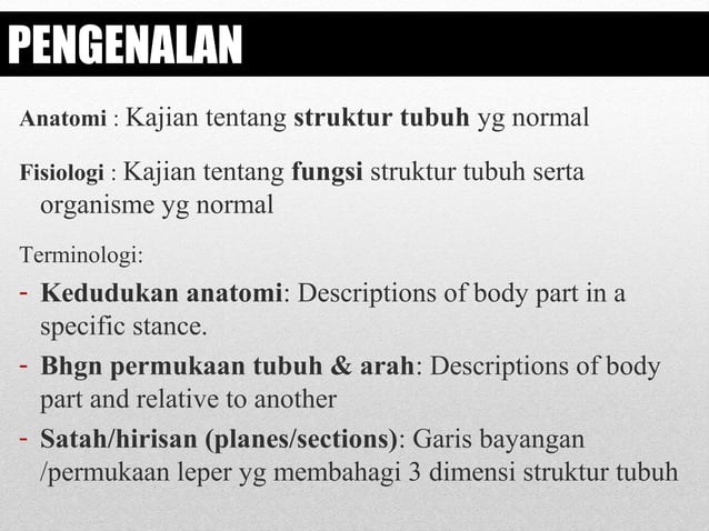 ASAS ANATOMI & FISIOLOGI - Peringkat Sel | PPT