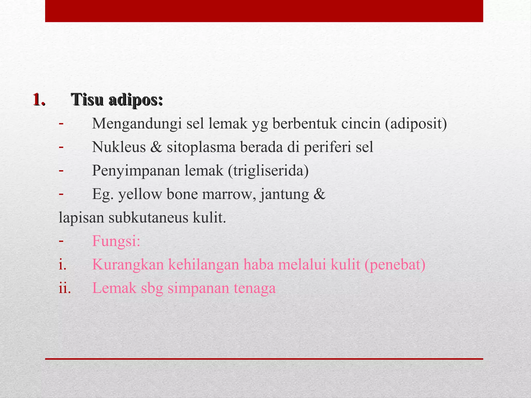 ASAS ANATOMI & FISIOLOGI - Peringkat Tisu | PPT