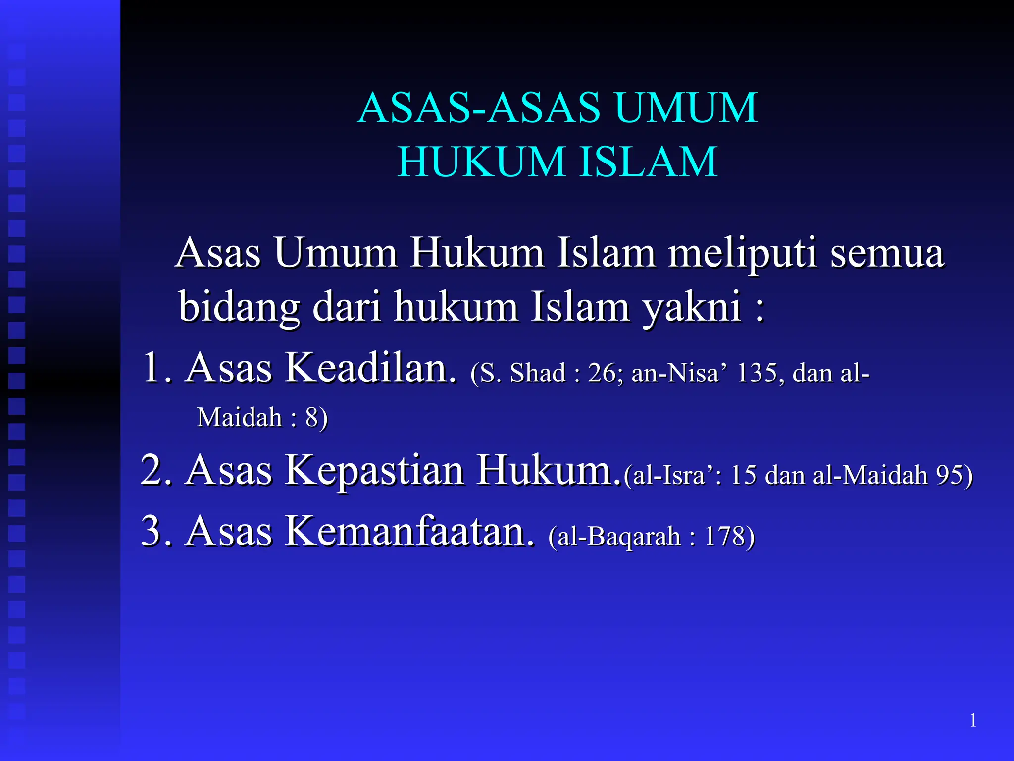 Asas Asas Hukum Islam.ppffffffffffffffft | PPT