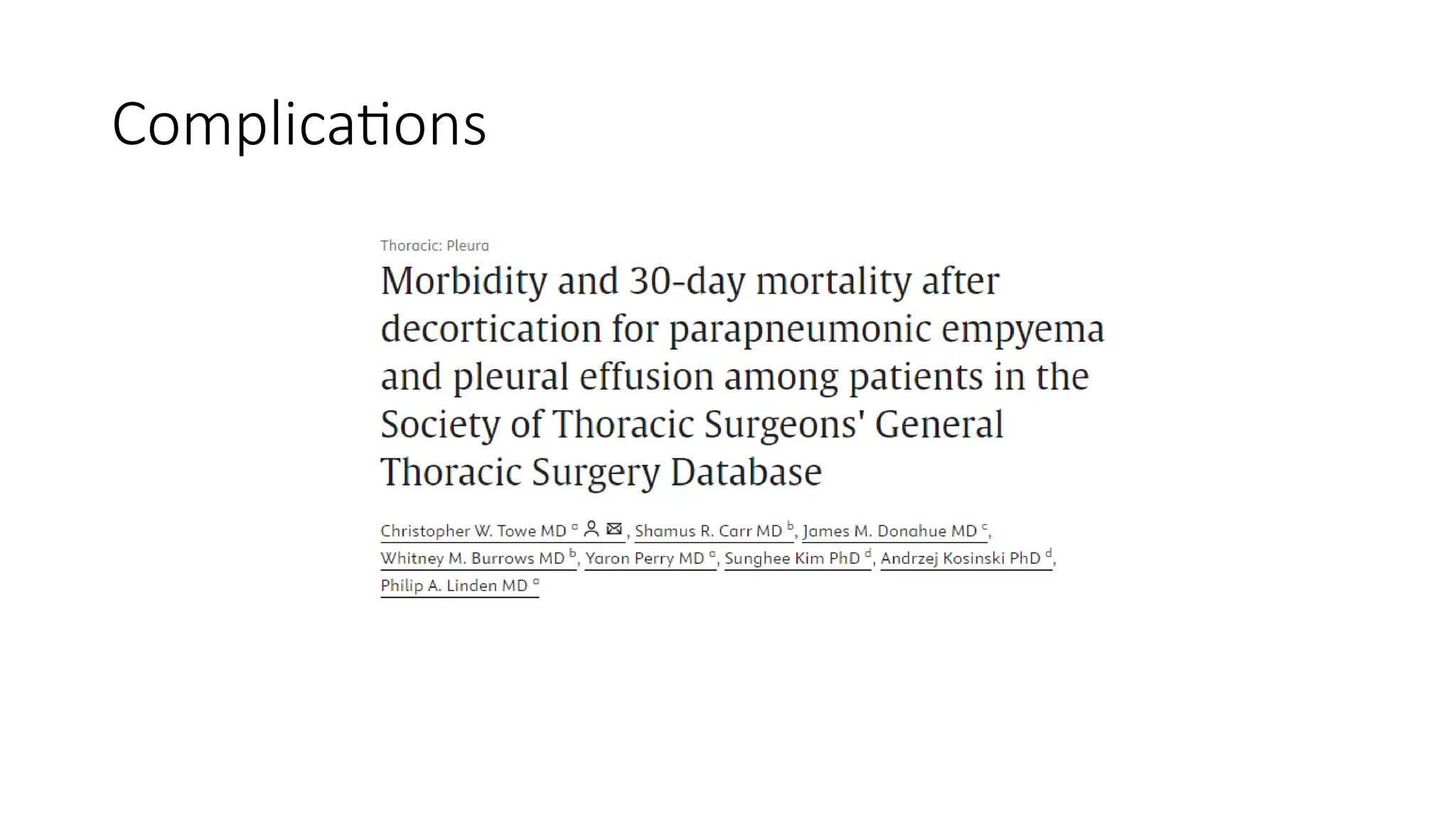 decortication of lung empyema education material | PPTX