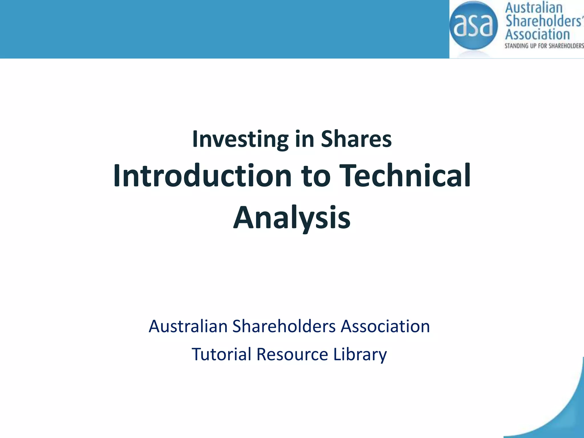 Basic Technical Analysis | PPTX