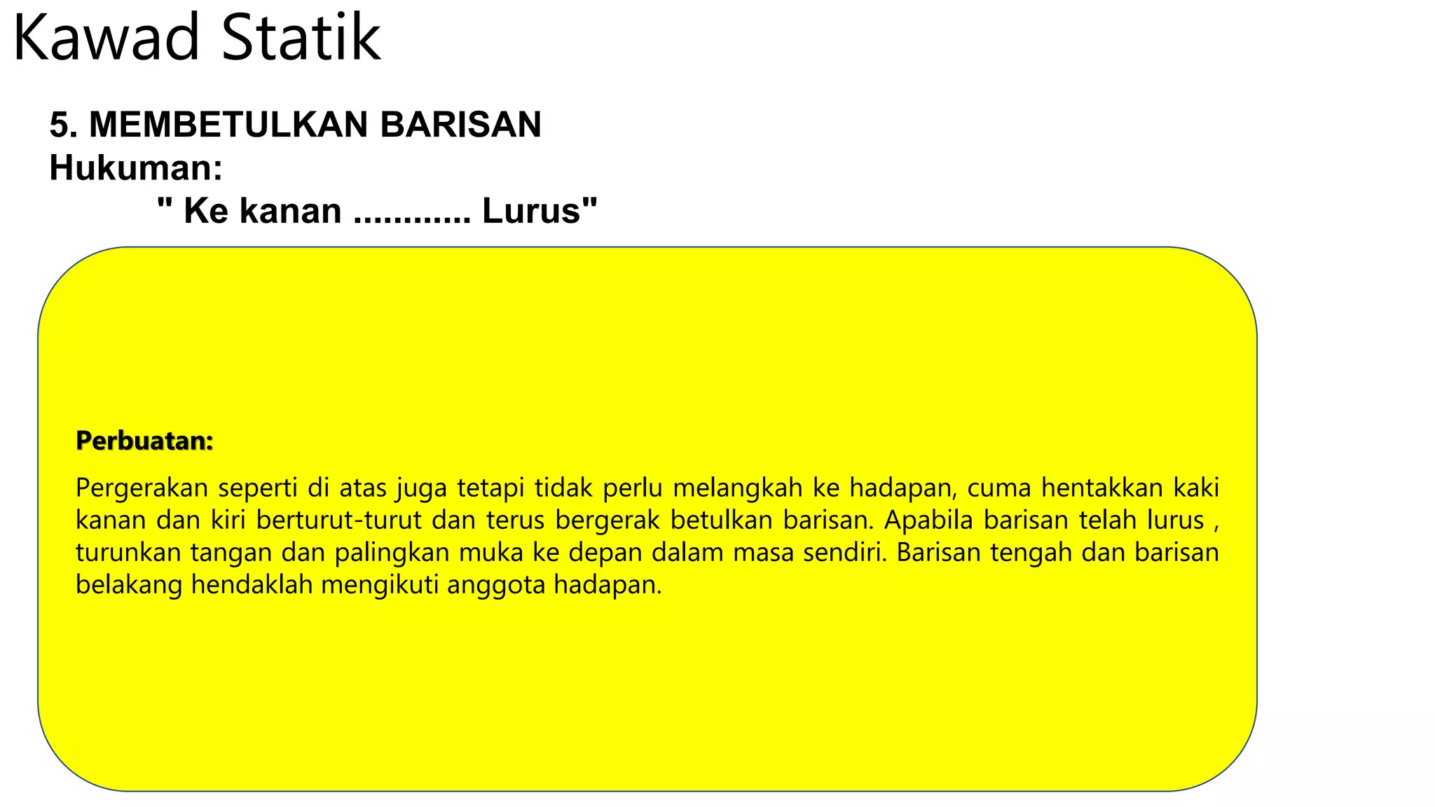 Asas kawad kaki | PPTX