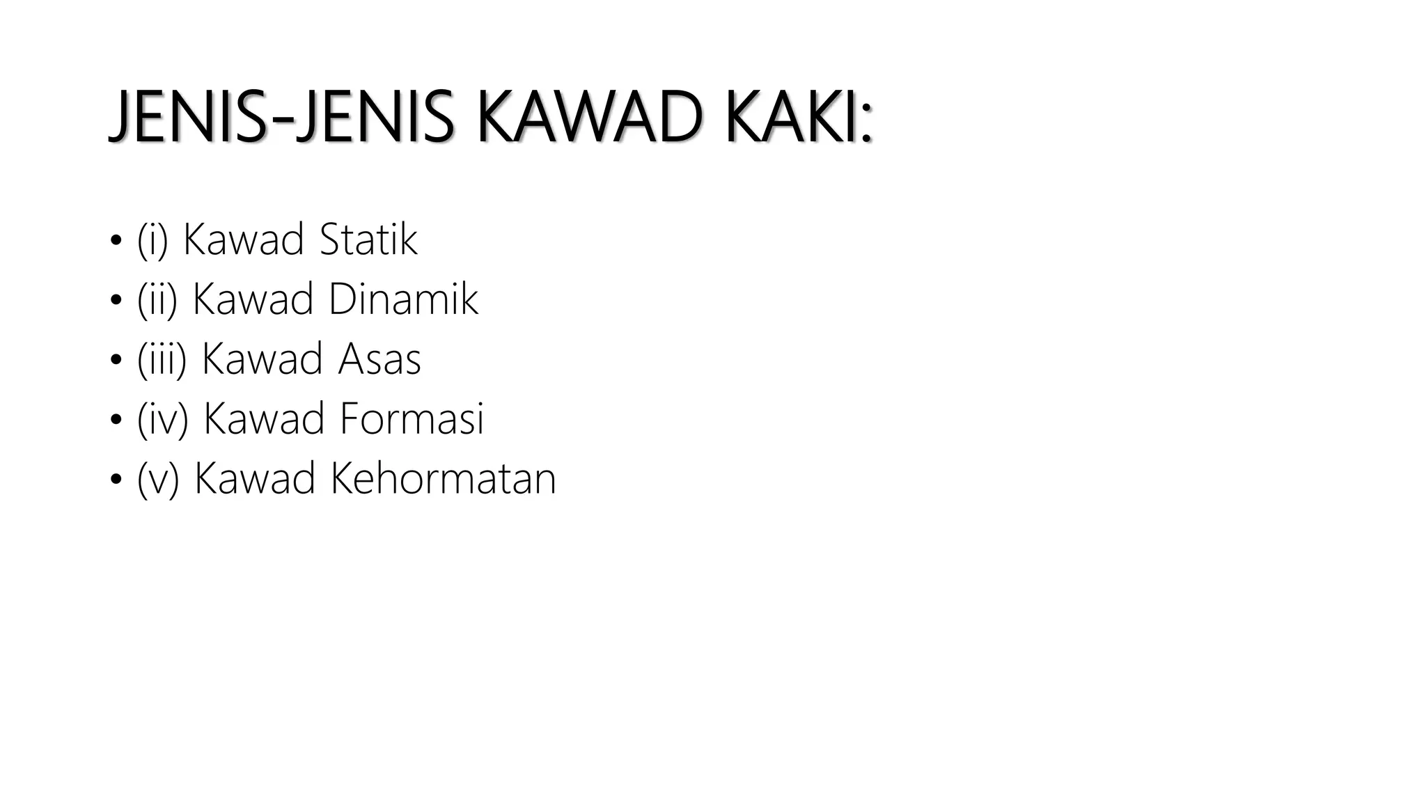 Asas kawad kaki | PPTX