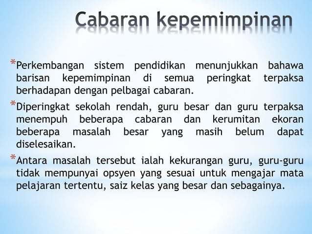 Asas kepimpinan | PPTX