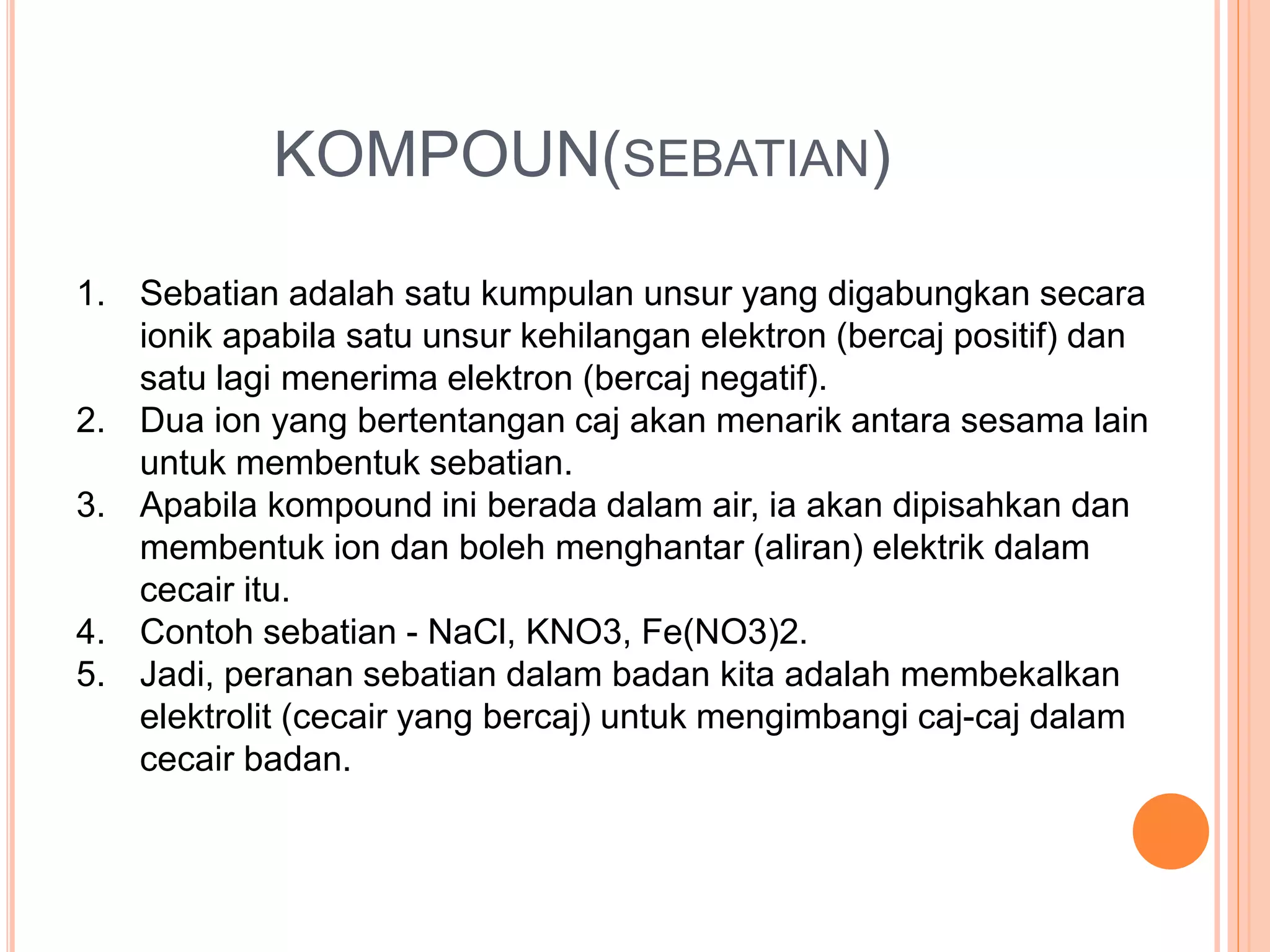 Asas kimia manusia | PPTX