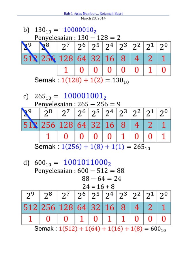 Asas nombor… math tg5 | PDF