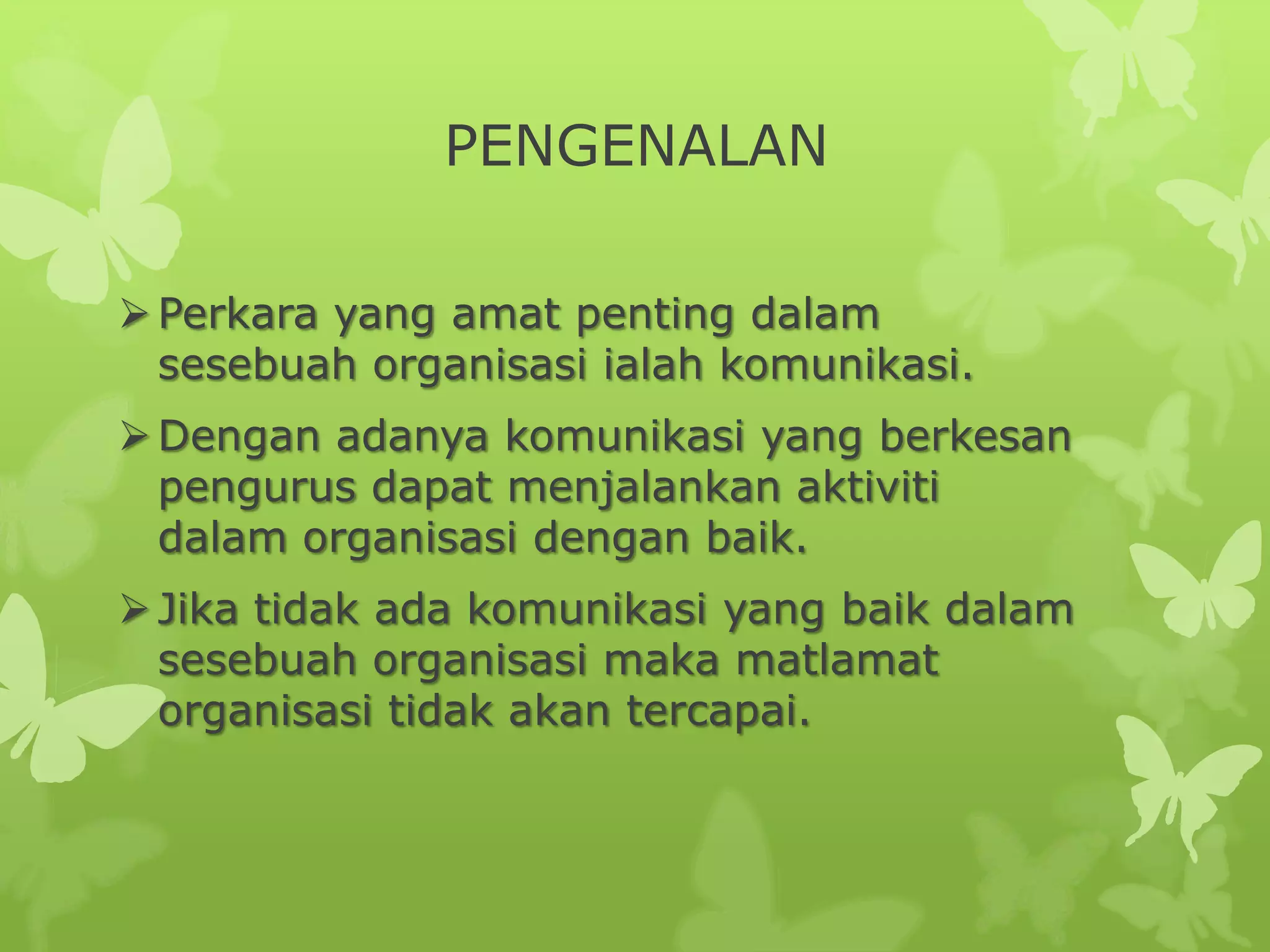 pembentangan asas pengurusan komunikasi | PPTX