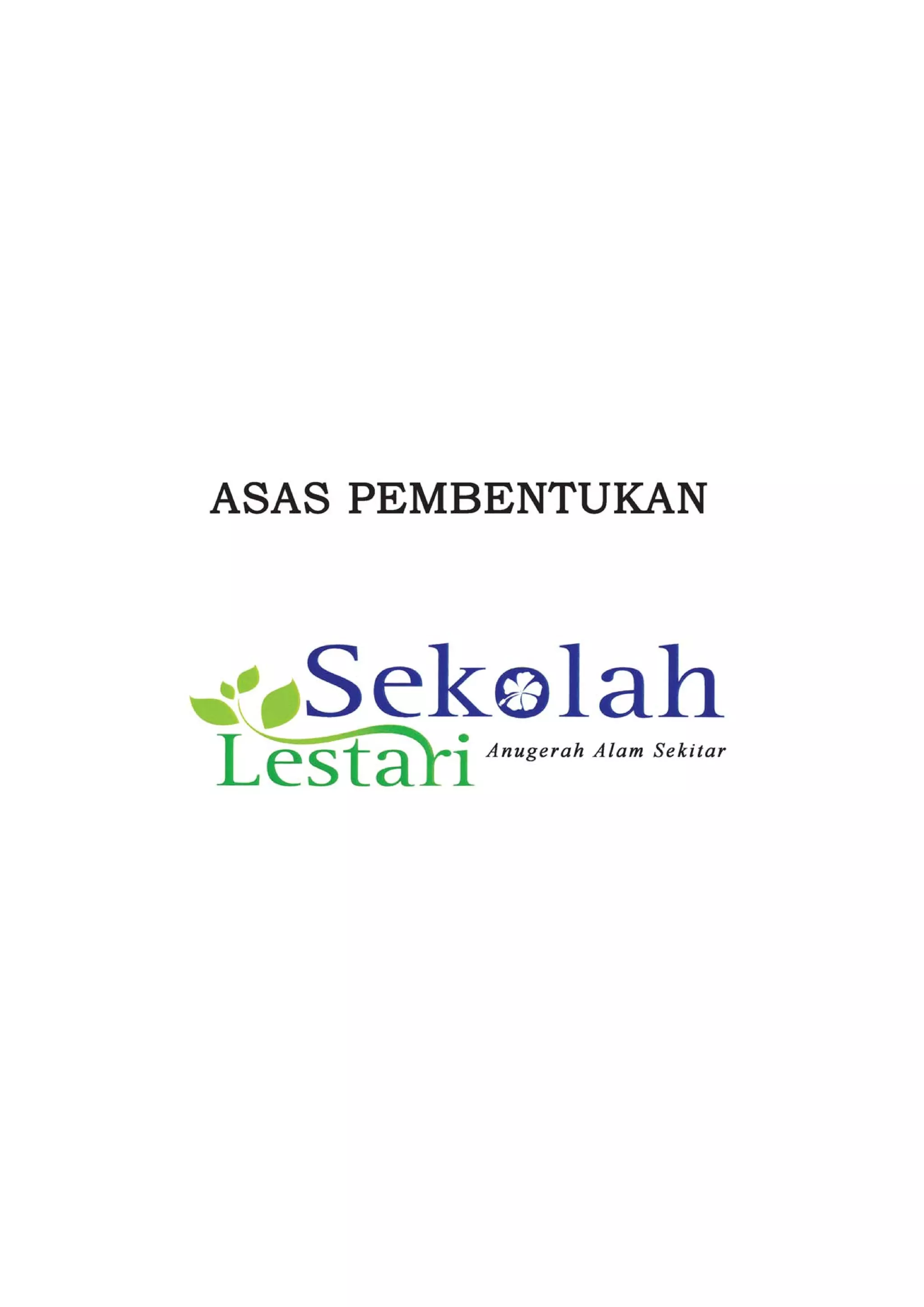 Asas pembentukan slaas | PDF