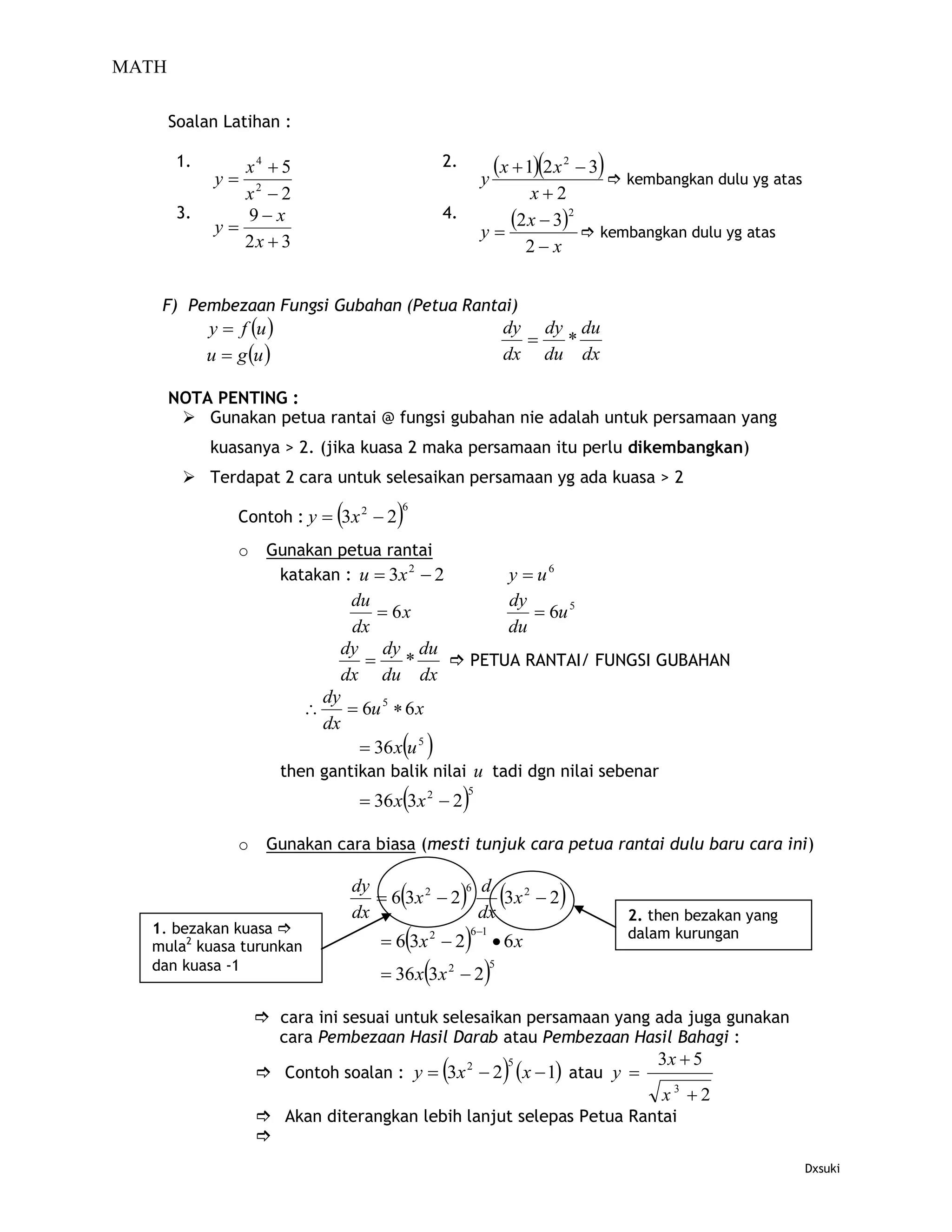 Asas pembezaan | PDF