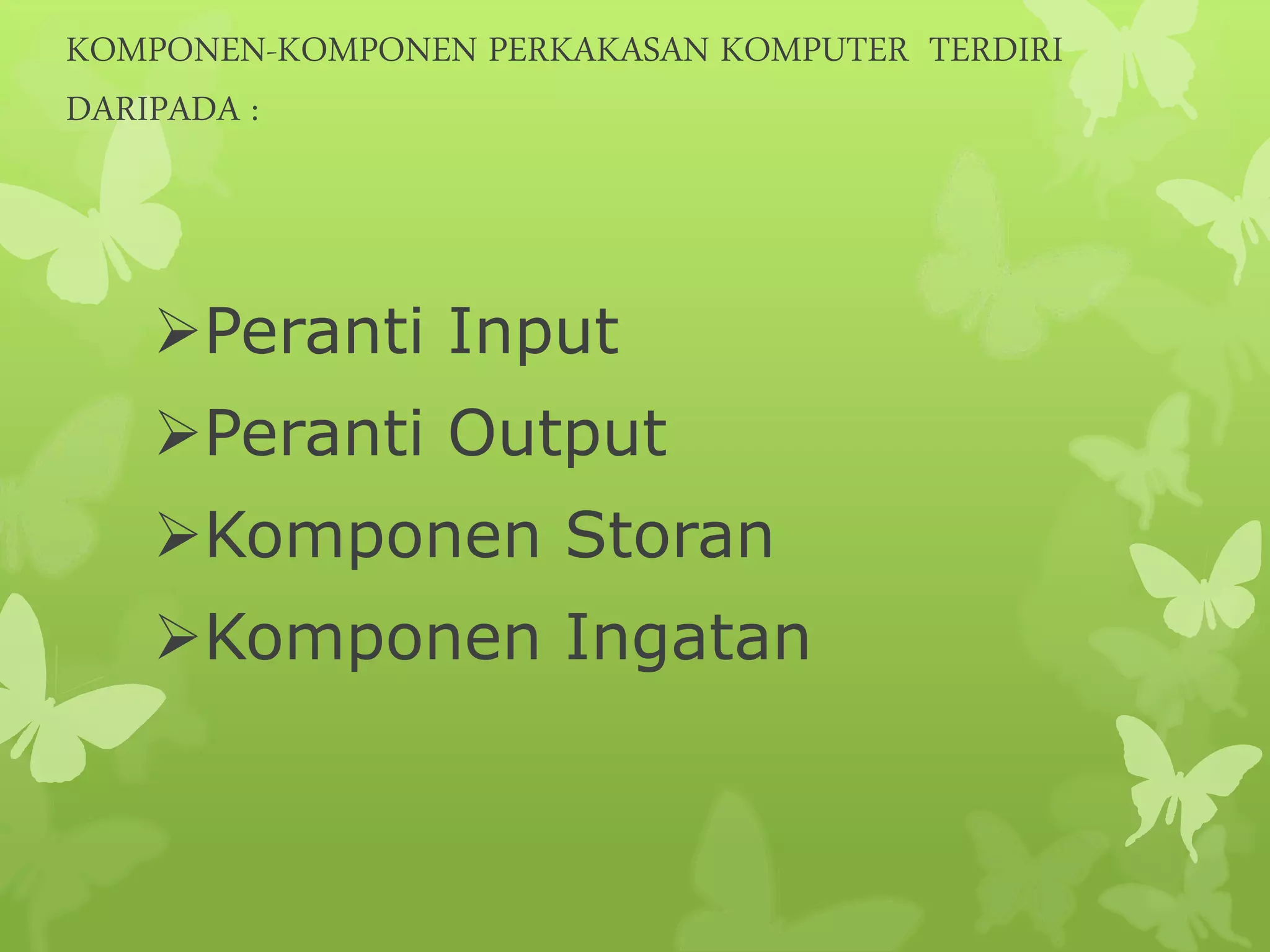 Asas perisian komputer | PPTX